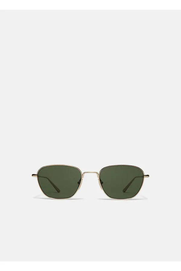 Vince Chimi Polygon Sunglasses - Green