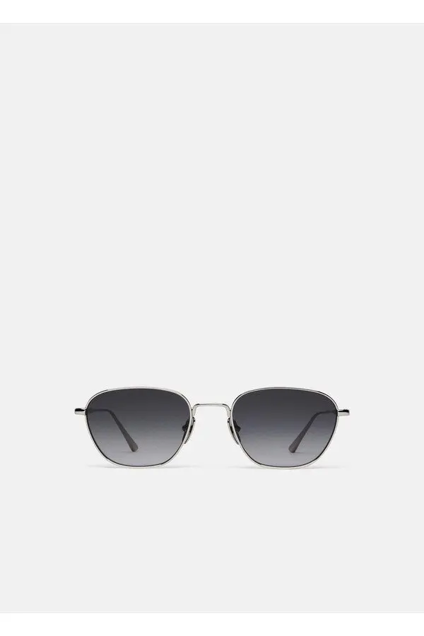 Vince Chimi Polygon Sunglasses - Silver