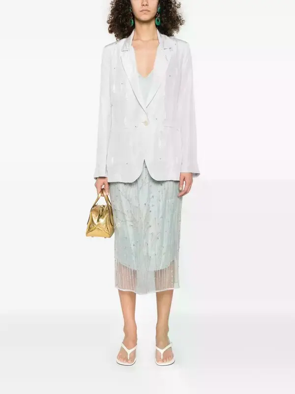 FORTE_FORTE Crystal-embellished Blazer