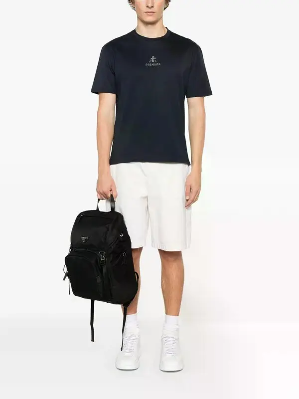 Premiata Bonded-detail Cotton T-shirt