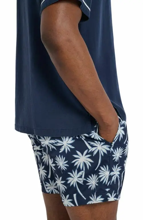 Onia Charles 4" Swim Trunk - Deep Navy Multi