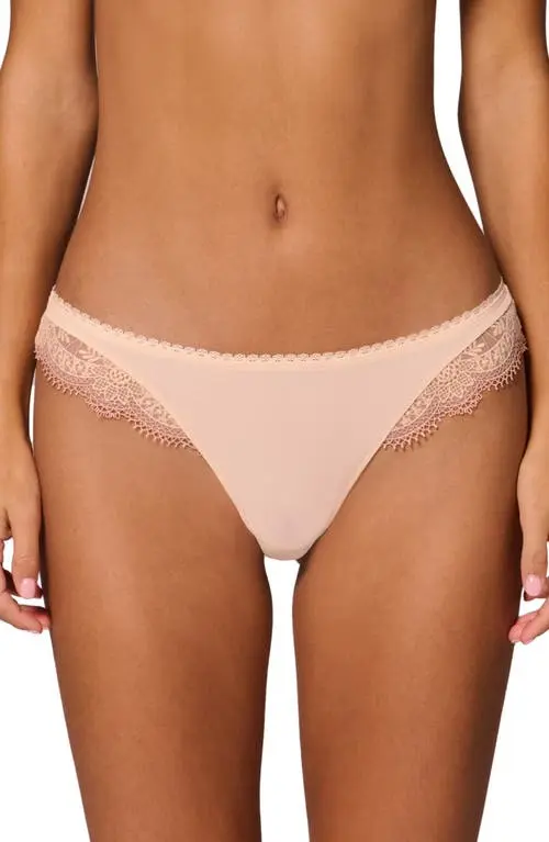 Simone Perele Allure Tanga Thong - Chic Beige