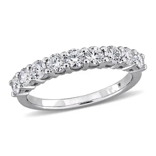 JULIANNA B. 1 Ct. T.w. Lab-grown Diamond Band - White Gold