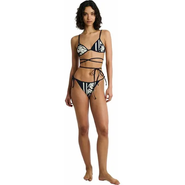 Onia Cleo Bikini Bottom - Deep Navy/egret