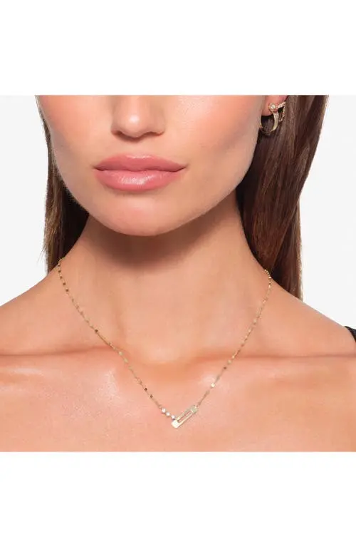 Lana Jewelry 14k Gold Link Diamond Necklace