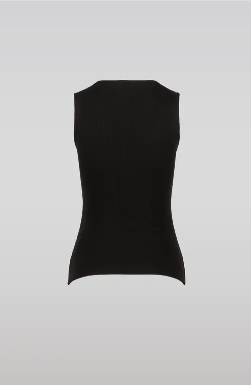 SAEMDI Ribbed Knit Top