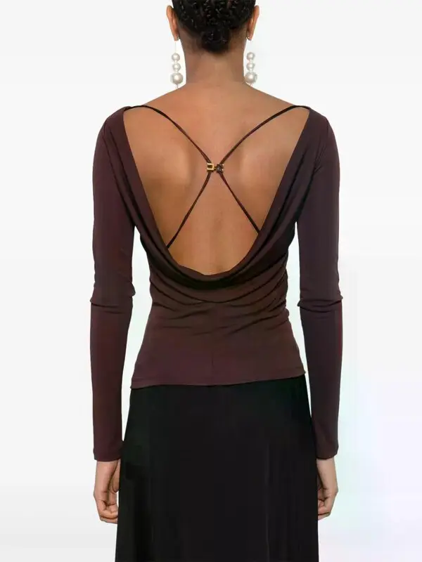 Elisabetta Franchi Draped Top