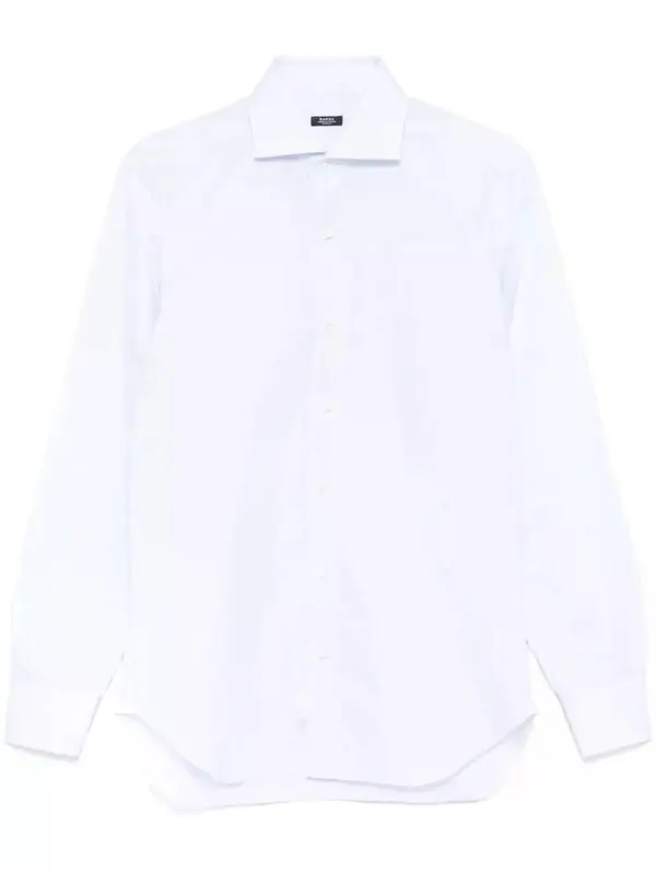 BARBA NAPOLI Cotton Shirt - Blue