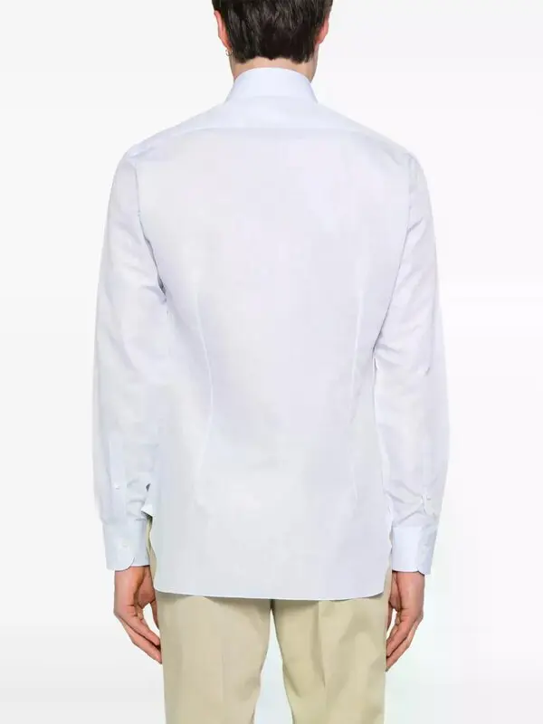 BARBA NAPOLI Cotton Shirt - Blue