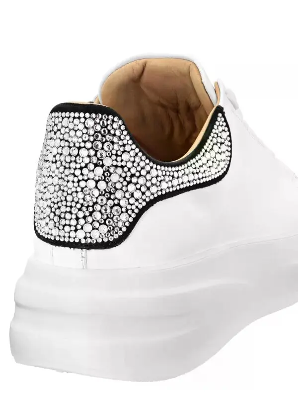 Philipp Plein Rhinestone-embellished Monogram Sneakers