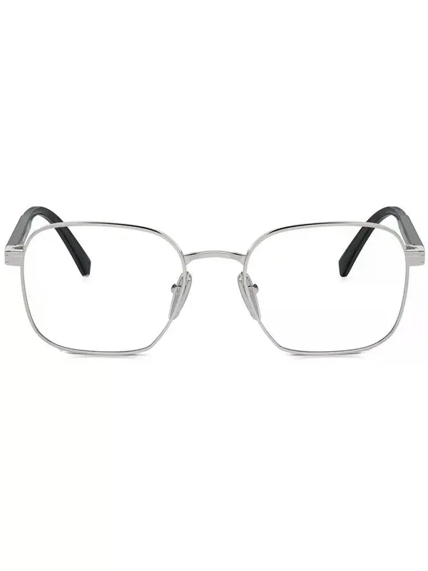 Prada Square-frame Glasses - Silver
