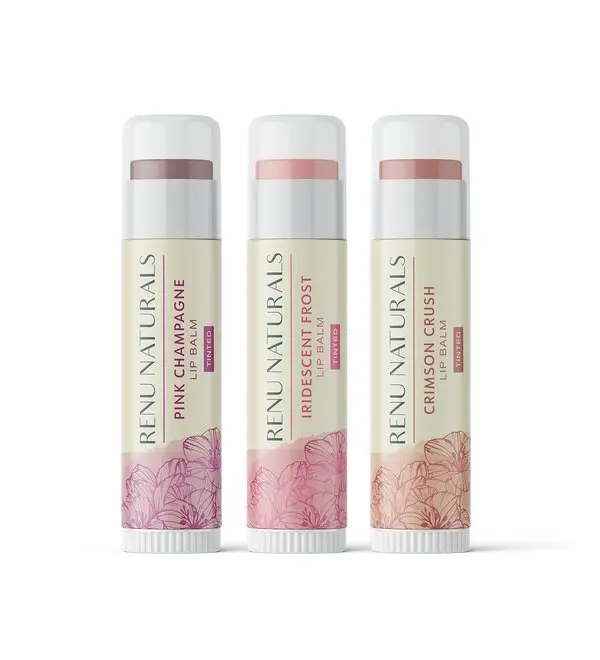 RENU NATURALS Tinted Lip Balm Set - Assorted Colors