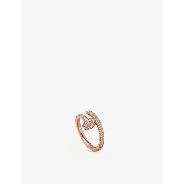 CARTIER Juste Un Clou Diamond Ring - Rose Gold