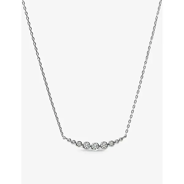 CARAT* LONDON Carissa Cubic Zirconia Necklace - Silver