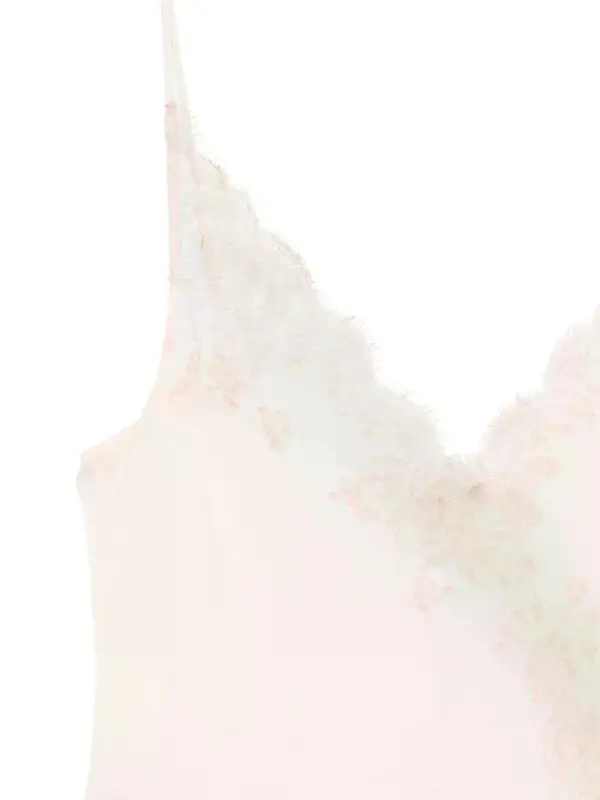 Carine Gilson Calais Caudry-lace Silk Nightdress