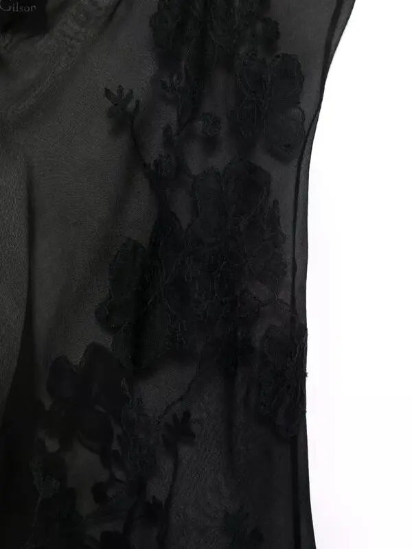 Carine Gilson Organza Babydoll Slip Dress