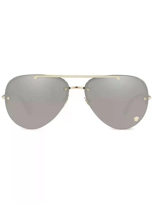 Versace Pilot-frame Sunglasses - Gold
