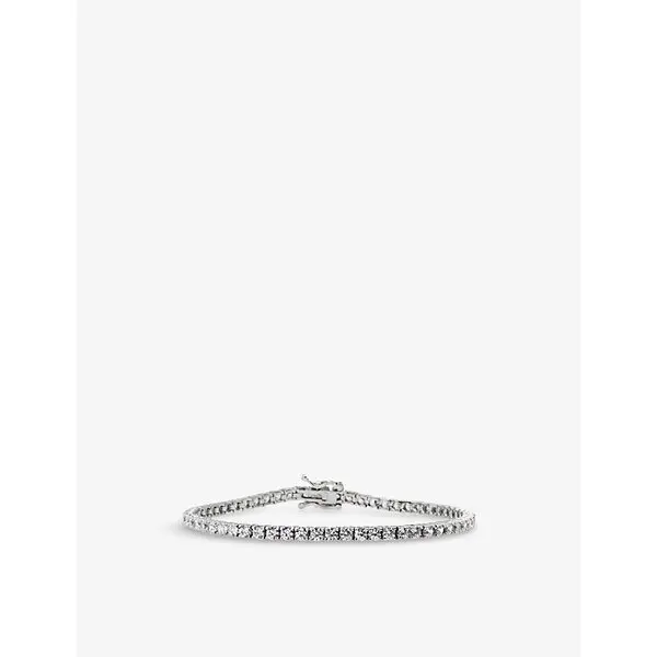 CARAT* LONDON Francine Sterling Tennis Bracelet - Silver