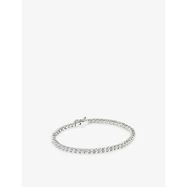 CARAT* LONDON Vianne Cubic Zirconia Tennis Bracelet - Silver