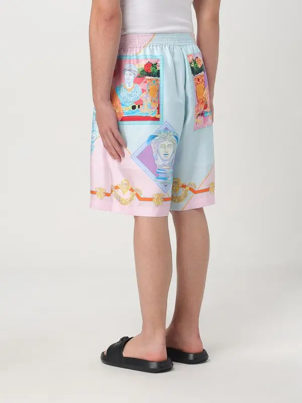 Versace Printed Shorts - Gnawed Blue