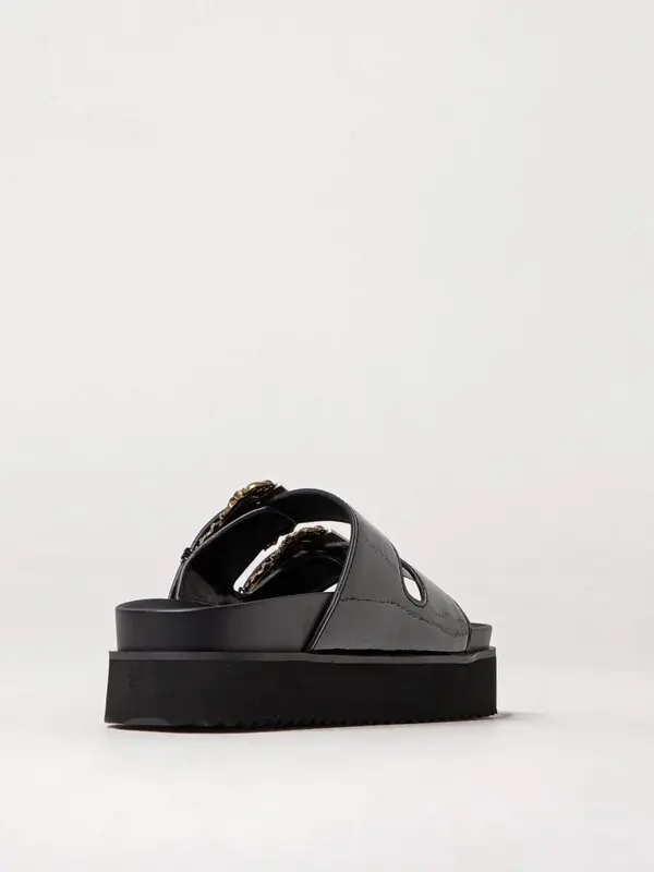 Versace Flat Sandal - Black
