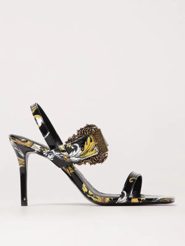 Versace Heeled Sandal - Black