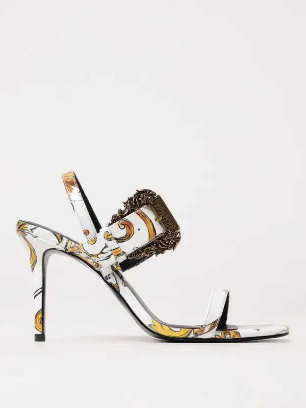Versace Heeled Sandal - White
