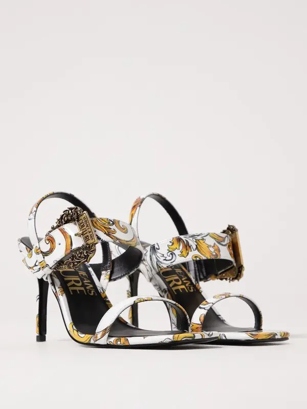 Versace Heeled Sandal - White