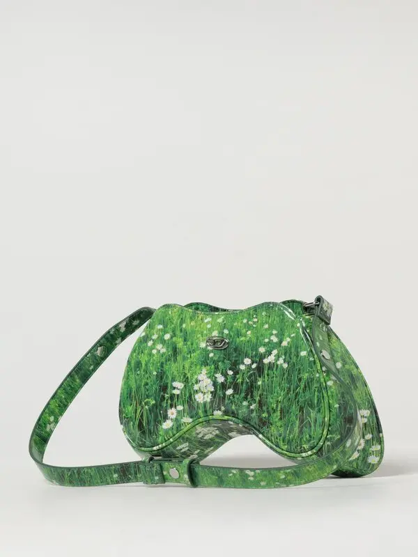 DIESEL Printed Shoulder Bag - Green