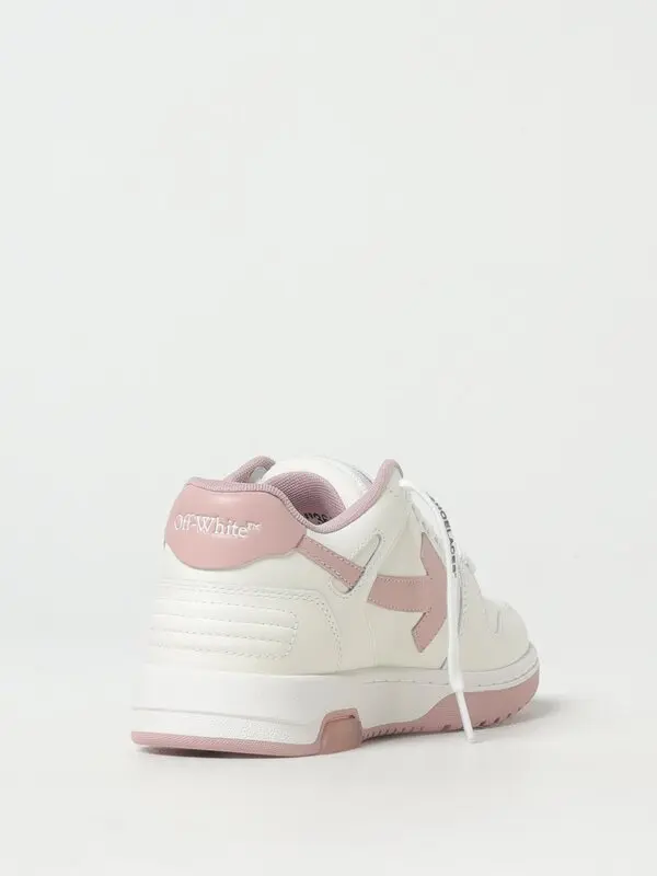Off-White Calfskin Leather Low Top Sneakers