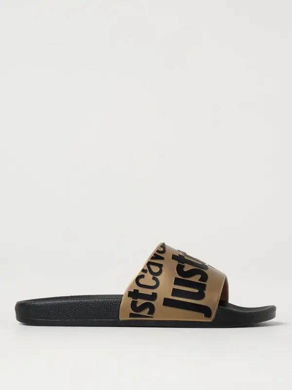 Just Cavalli Flat Sandals - Black