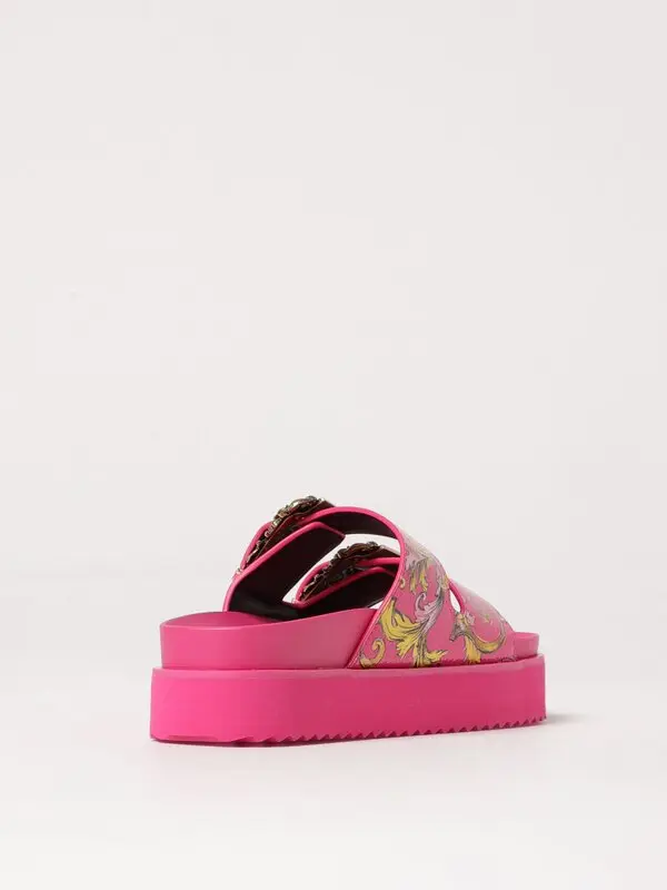 Versace Flat Sandal - Fuchsia
