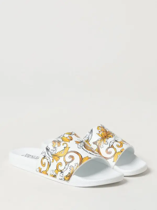 Versace Flat Sandal - White
