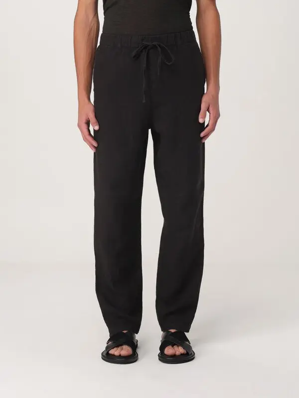 120% Lino Linen Pants - Black