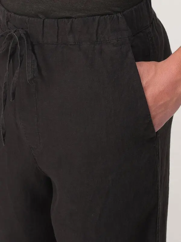 120% Lino Linen Pants - Black