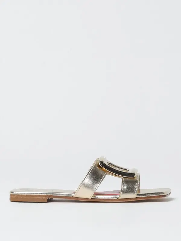 ROGER VIVIER Flat Sandals - Gold