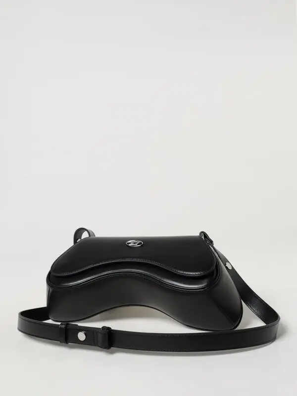 DIESEL® Play Crossbody Leather Bag - Black
