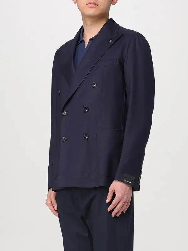 Tagliatore Double Breasted Blazer - Blue