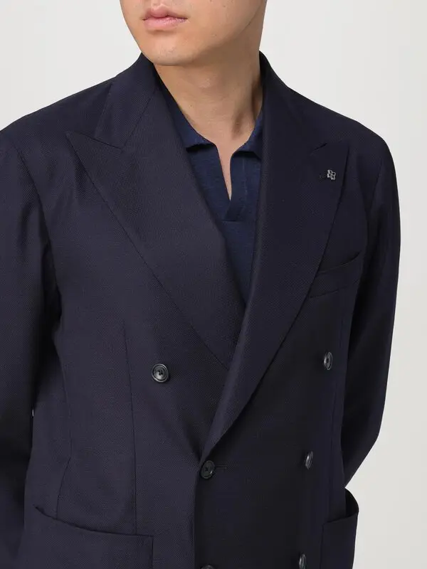 Tagliatore Double Breasted Blazer - Blue