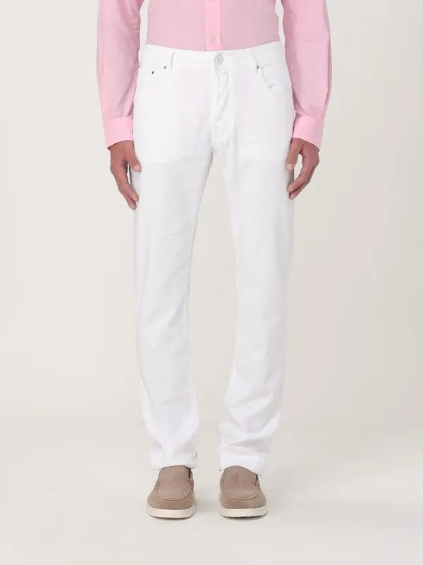 Jacob Cohen Straight Leg Pants - White