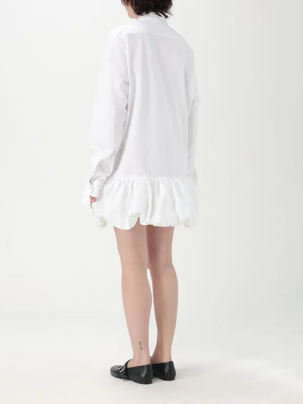 Coperni Shirt Dress With Gathered Hem