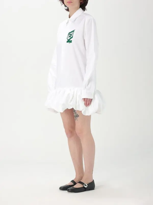 Coperni Shirt Dress With Gathered Hem