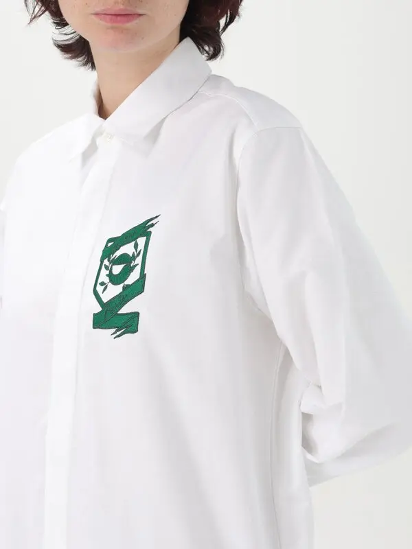 Coperni Shirt Dress With Gathered Hem