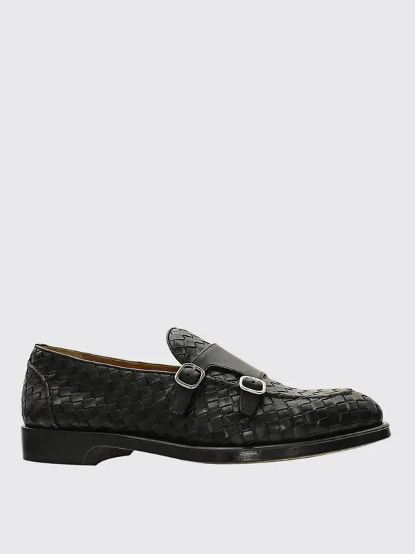 DOUCAL'S Monk Strap Loafers - Black