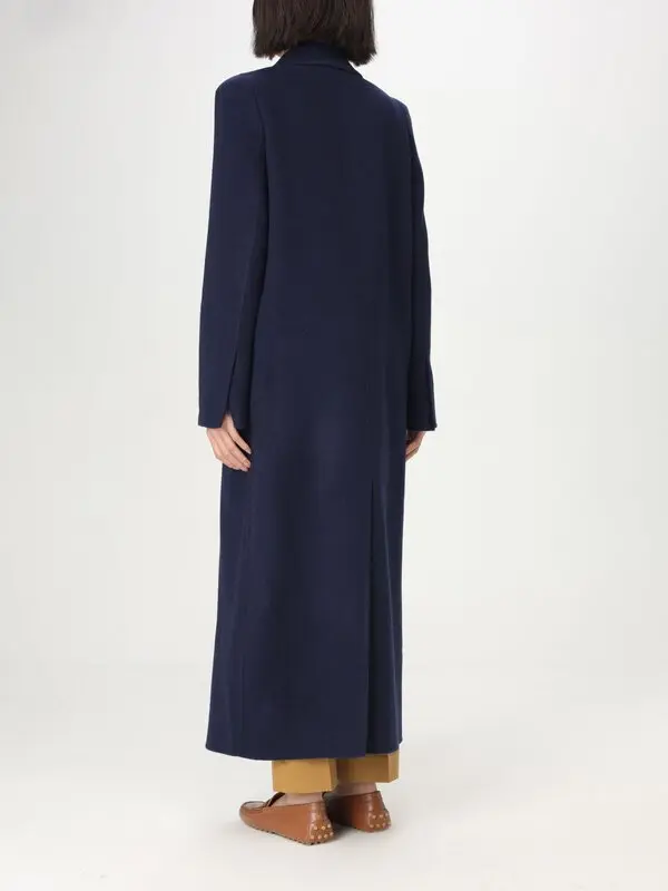 Max Mara Double Breasted Coat - Blue