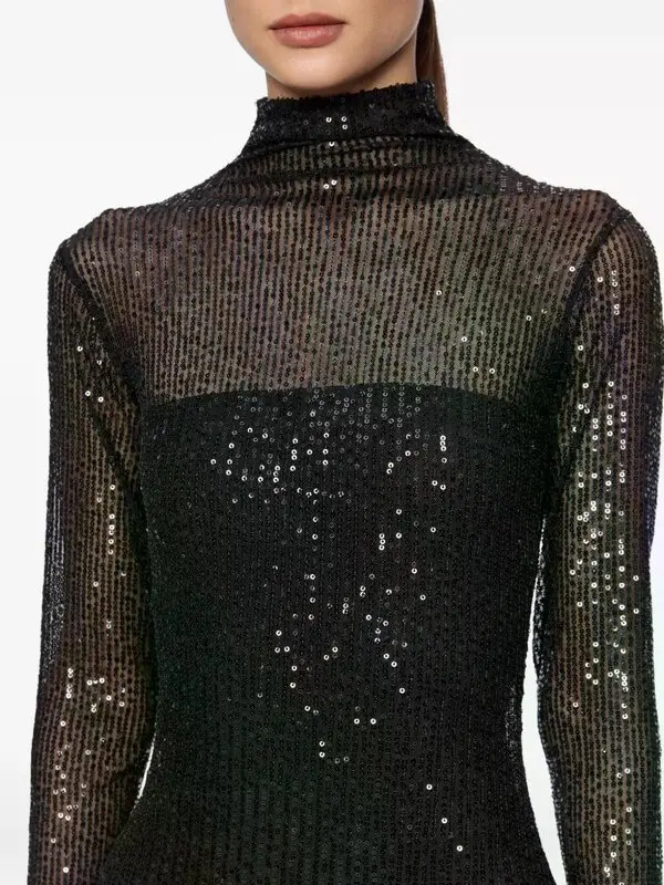 ATU BODY COUTURE Sequined Mermaid Maxi Dress