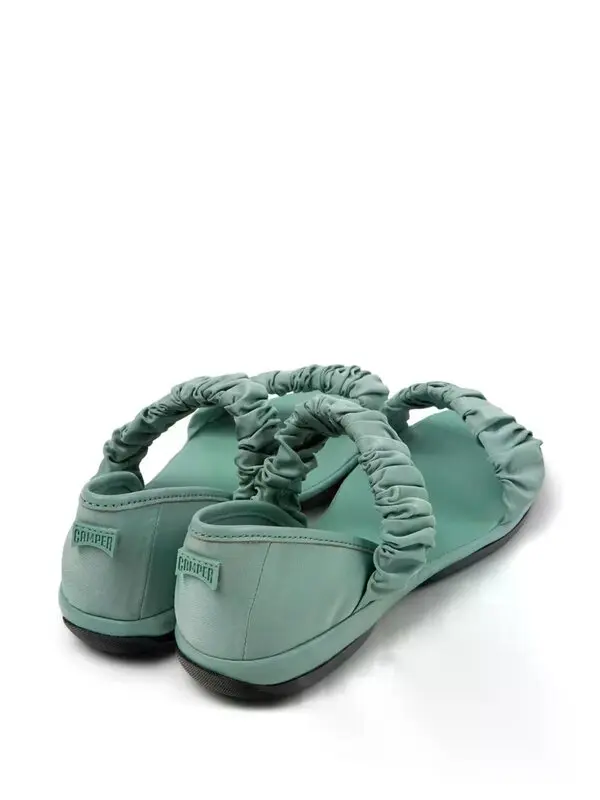 Camper Right Nina Flat Sandals - Green