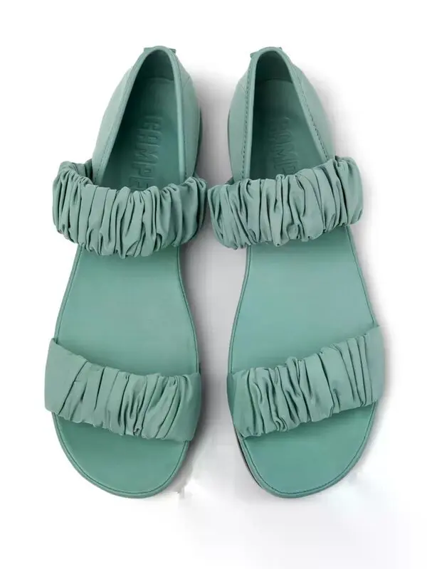Camper Right Nina Flat Sandals - Green