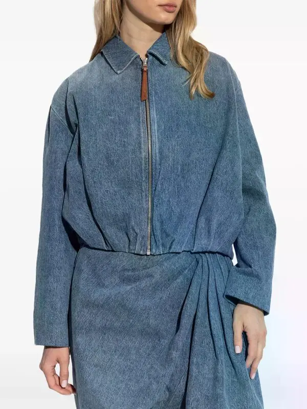 Loewe Draped Jacket - Blue