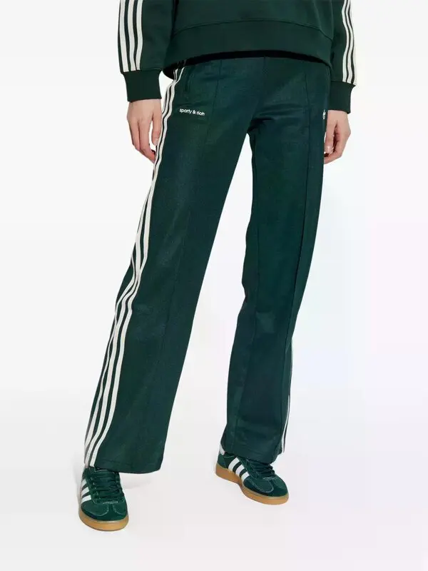 Adidas Logo-embroidered Track Pants